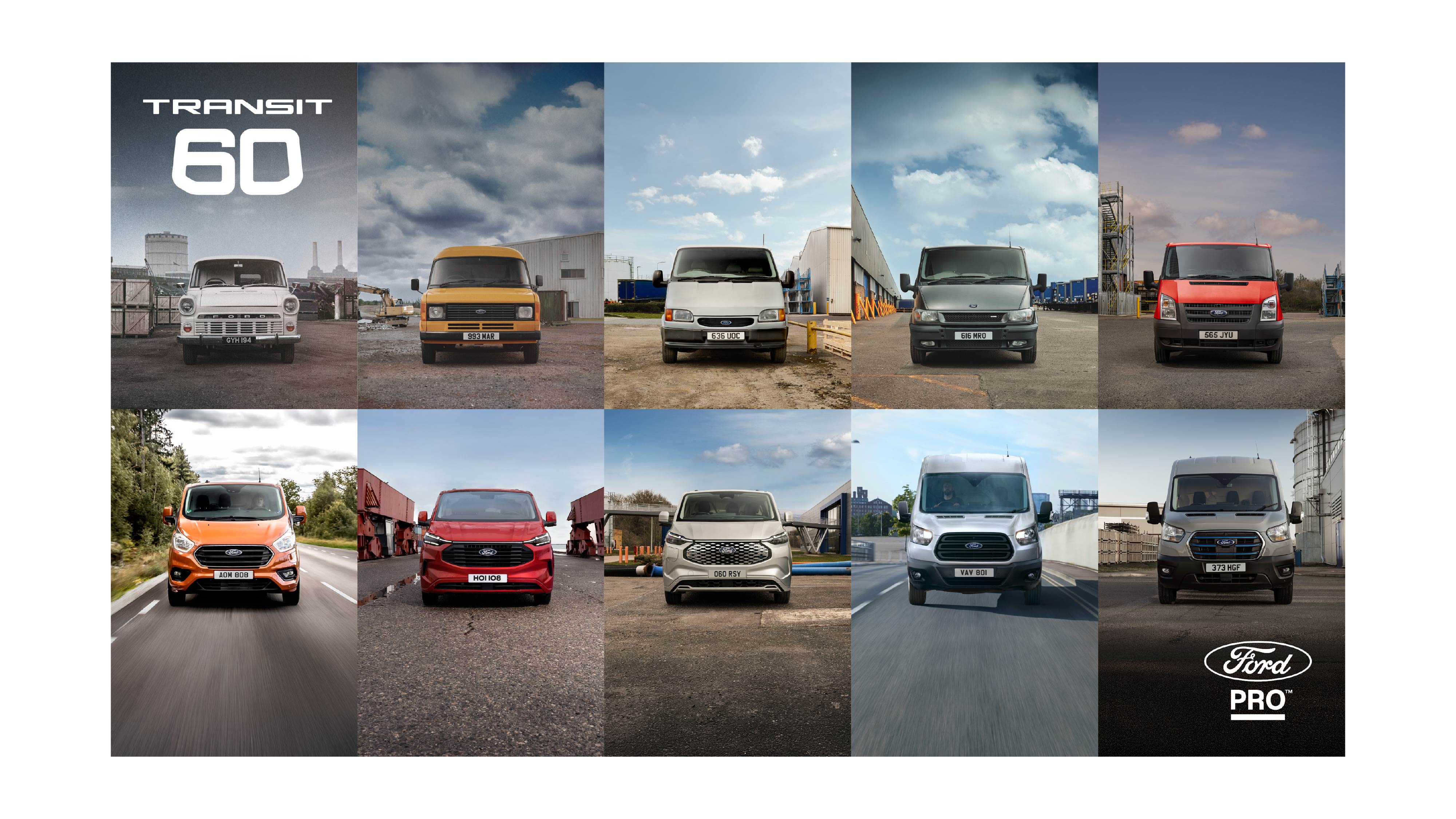 Transit’s 60 Years in Numbers Show How This Van Means Business