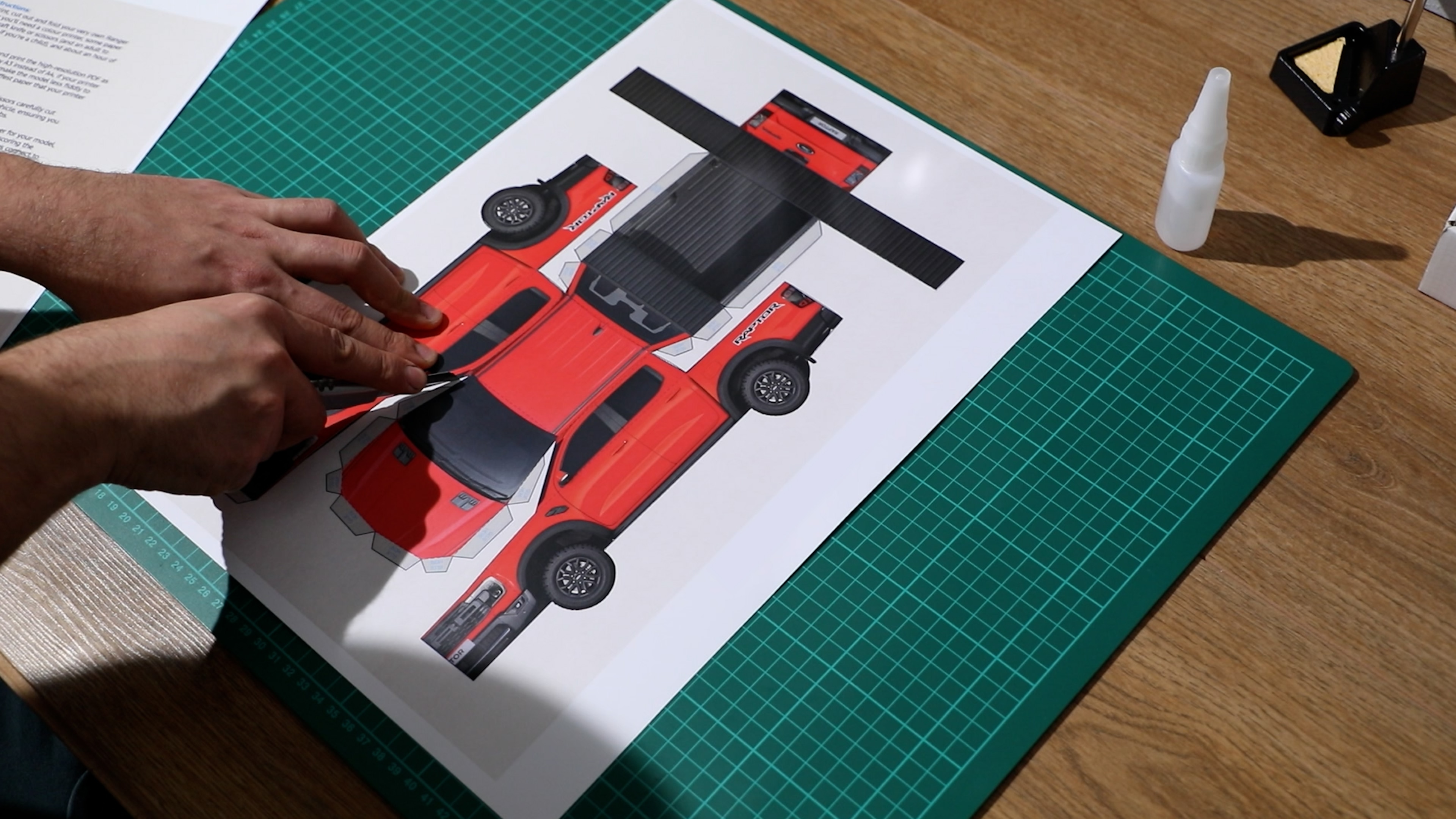 RangerRaptorArt Make Your Own Paper Ranger Raptor
