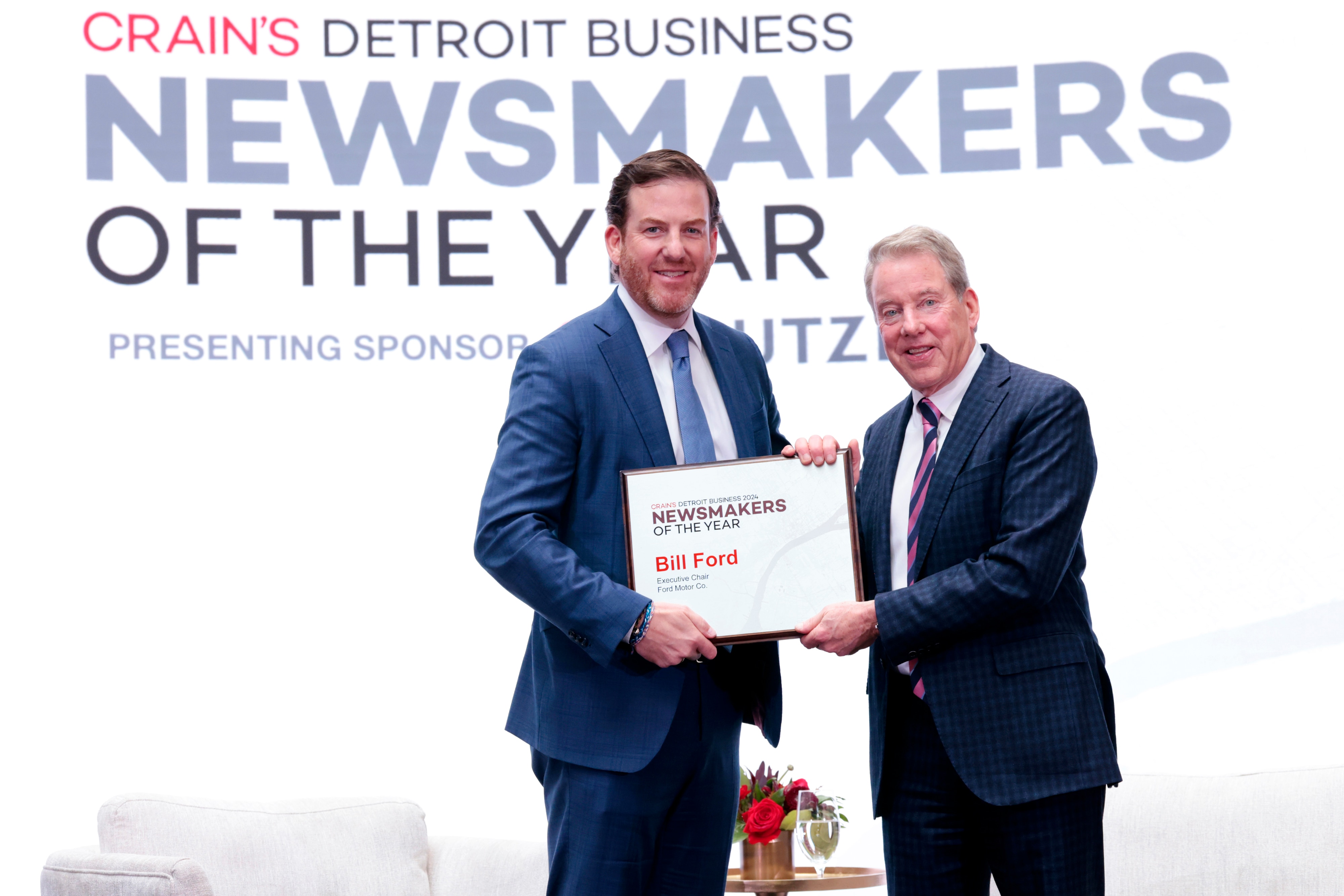 Bill Ford Honored as Crains 2024 Newsmaker of the Year