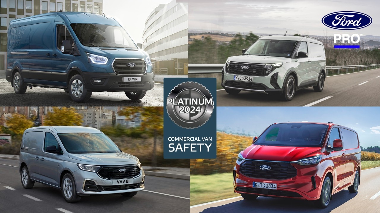Full Ford Pro Transit Family Now Delivers Platinum Safety