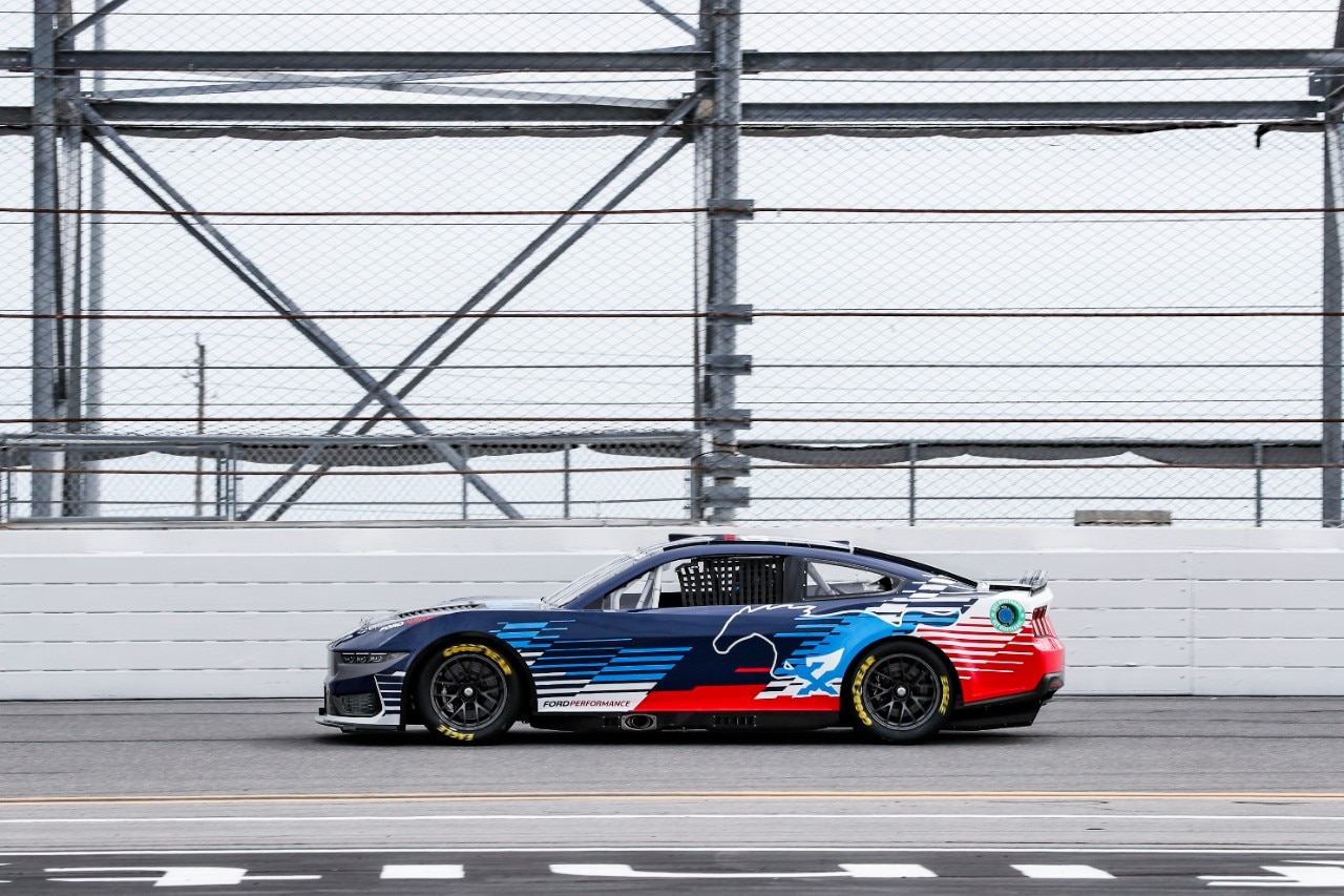 Ford Performance Debuts New Mustang For 2024 NASCAR Cup Series