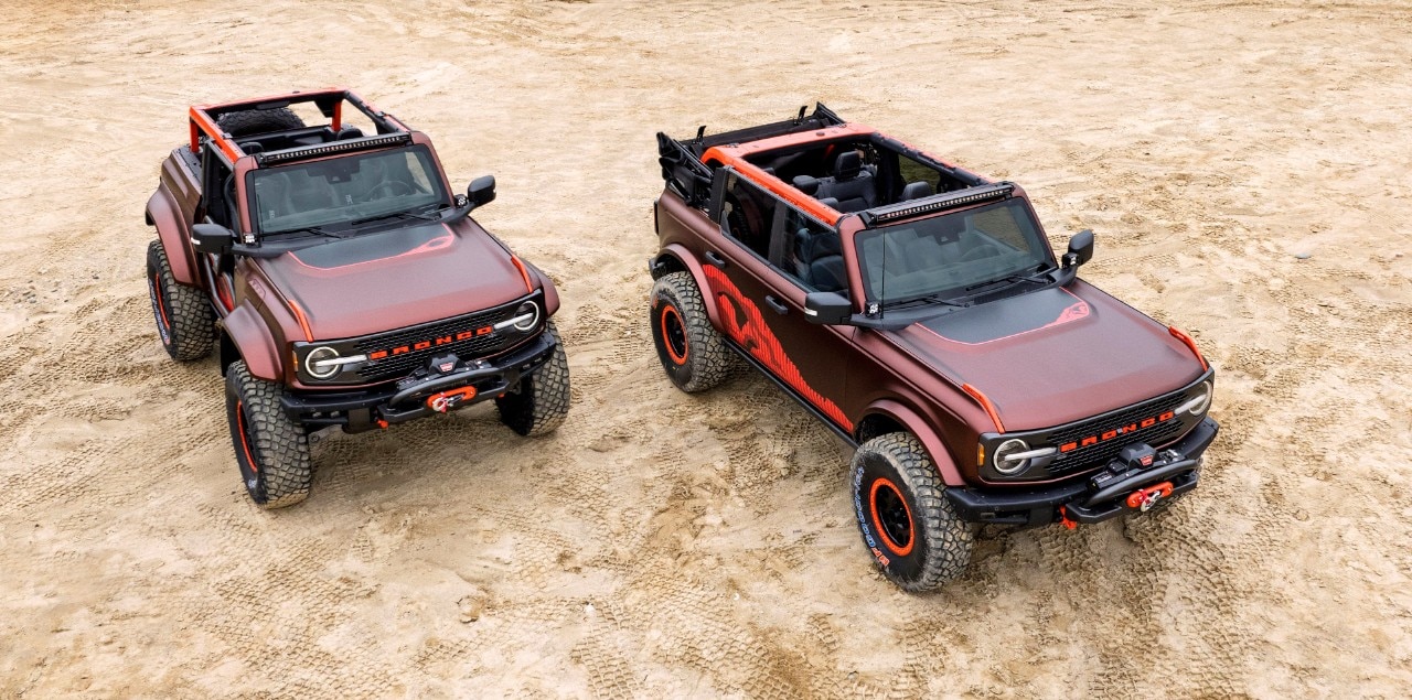Moab's Natural Wonders Inspire Two Enhanced Ford Bronco Project Vehicles
